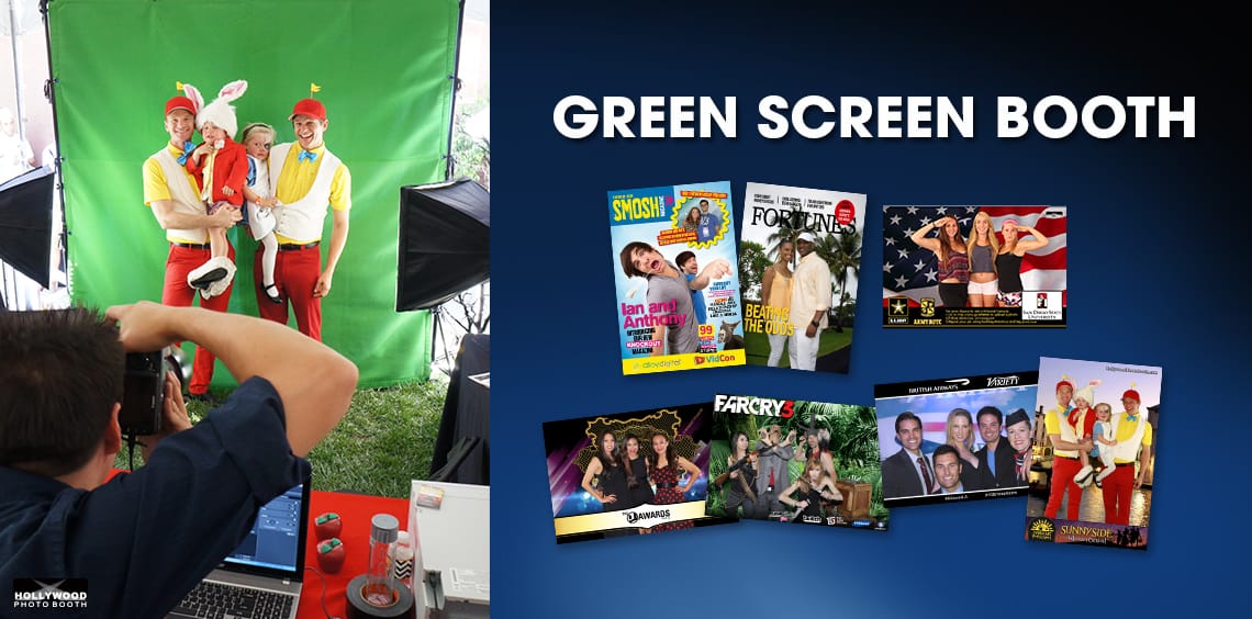 Green Screen Booth in Los Angeles, CA #1 Photo Booth